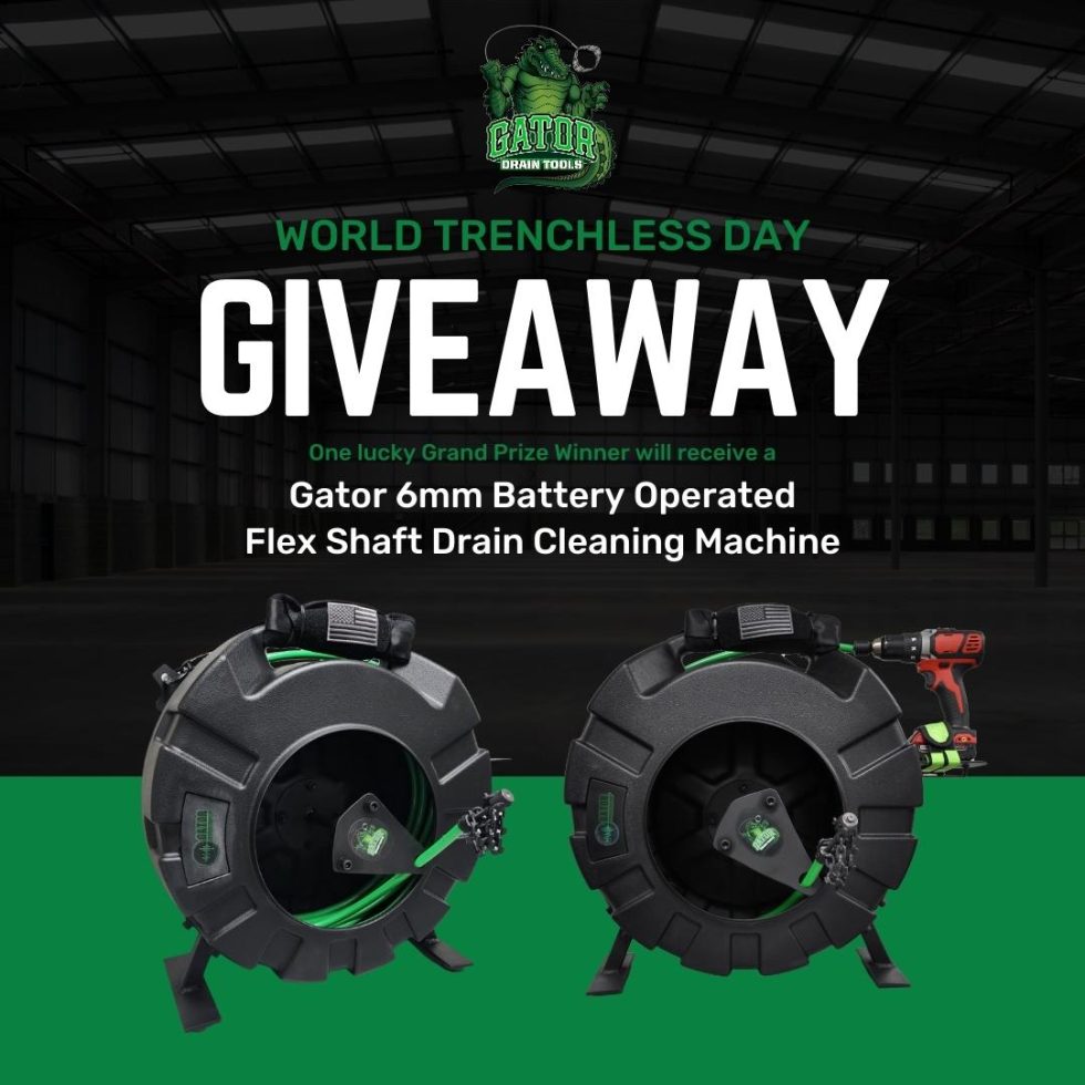 Gator Drain Tools World Trenchless Day Giveaway! - Flex Shaft Drain ...